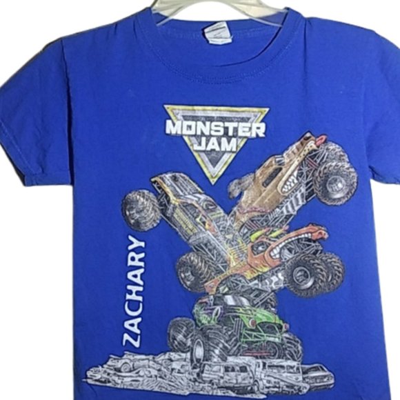 Gildan | Shirts & Tops | Monster Jam Zachary T Shirt Size Youth Small ...